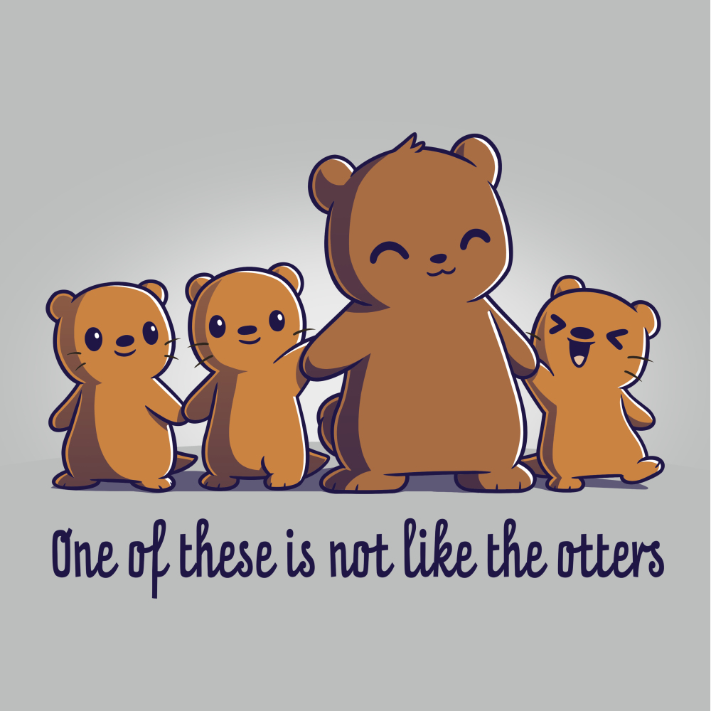 One of These is Not Like the Otters | Funny, cute & nerdy t-shirts ...