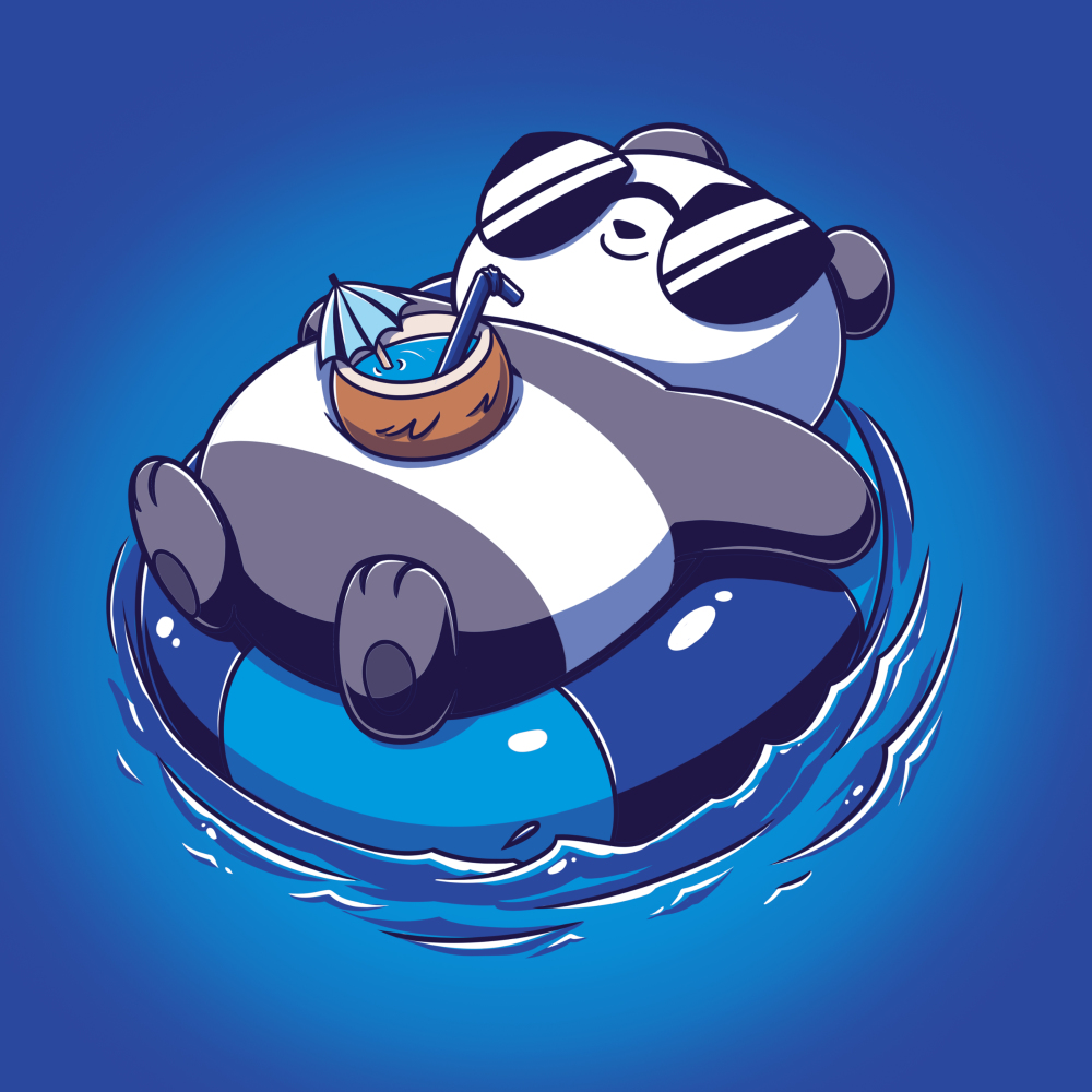 Floaty Panda | Funny, cute & nerdy t-shirts - TeeTurtle