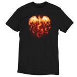 Fiery Phoenix | Funny, cute, & nerdy t-shirts - TeeTurtle