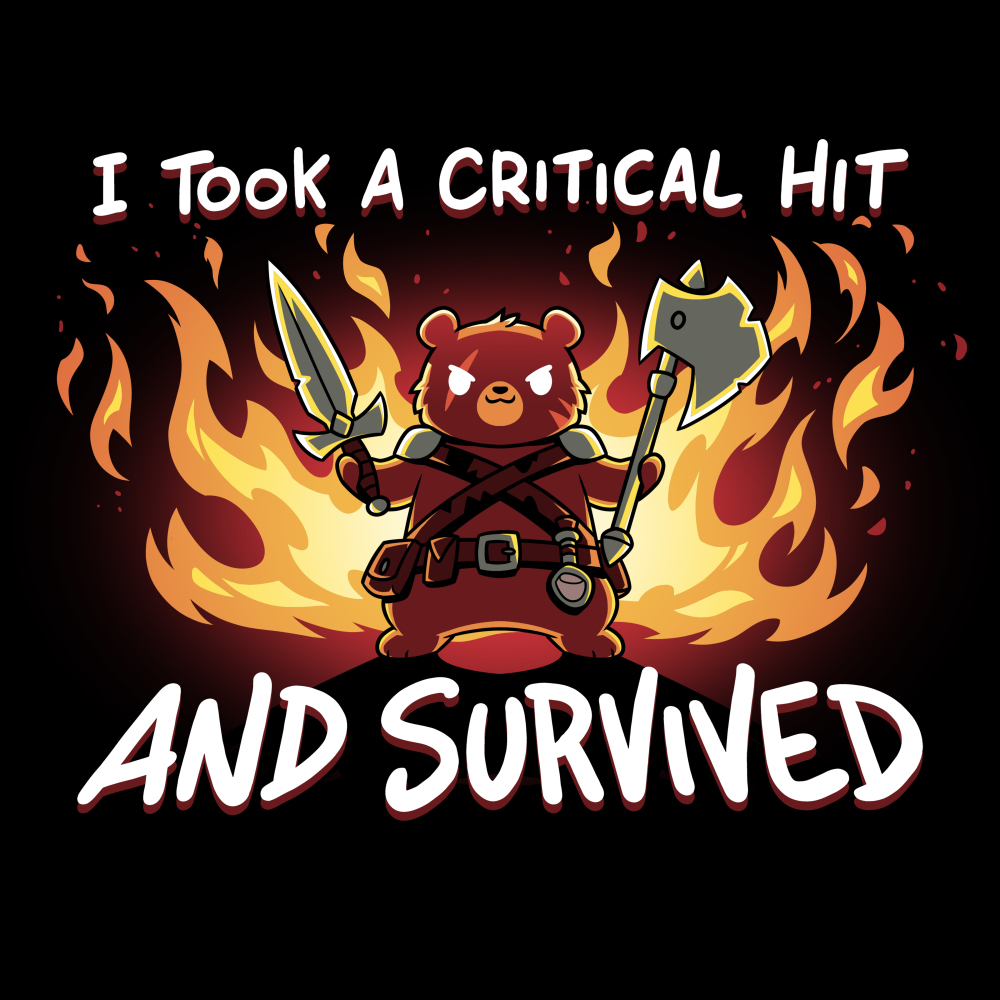 I Took A Critical Hit And Survived | Funny, cute, & nerdy t-shirts ...