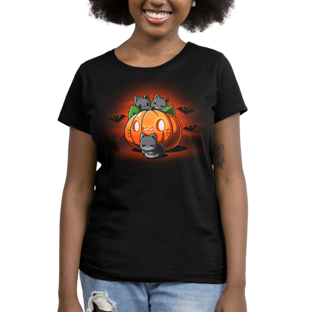 Cat O'Lantern | Funny, cute, & nerdy t-shirts - TeeTurtle