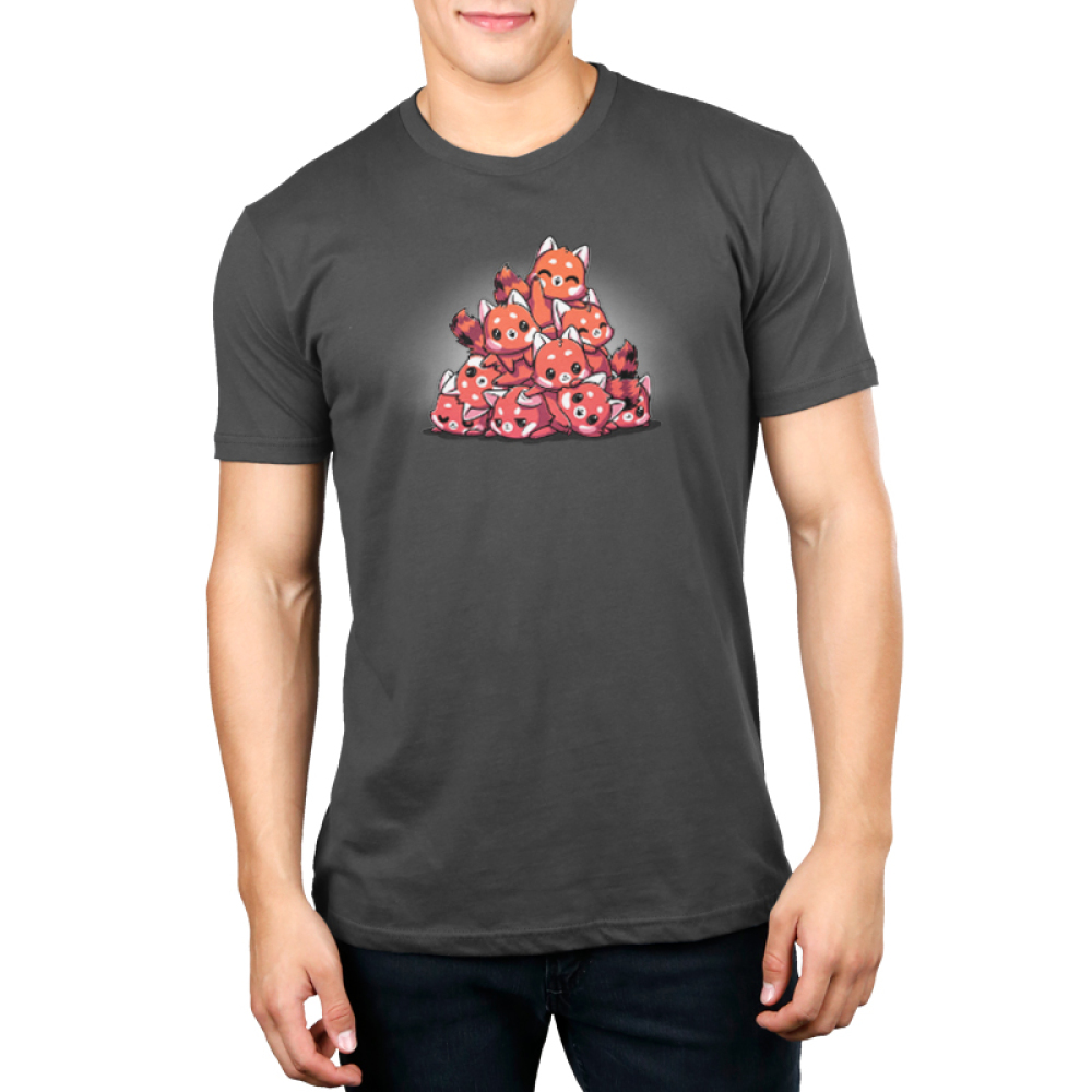Red Panda Pile | Funny, cute & nerdy t-shirts - TeeTurtle