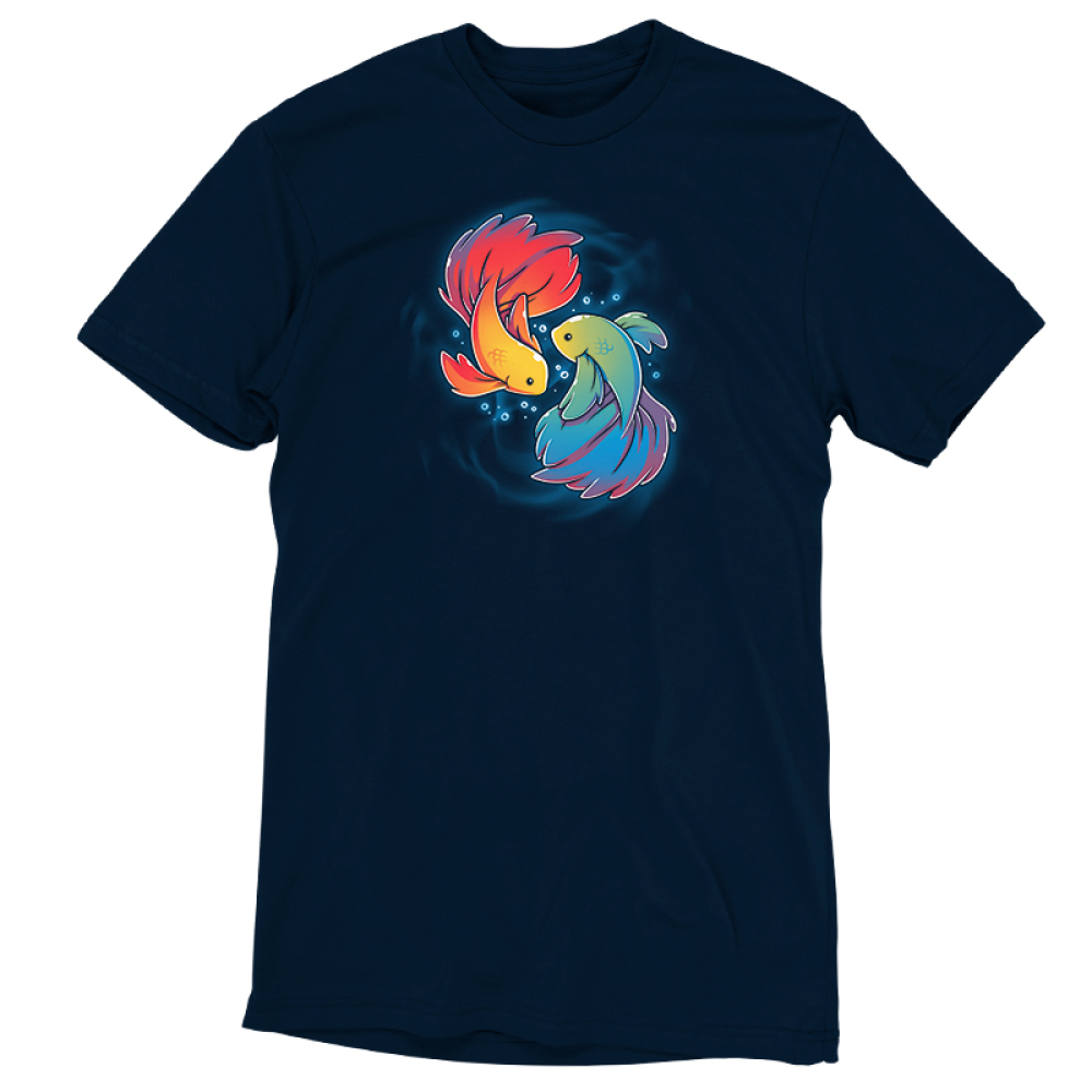 Rainbow Betta | Funny, cute, & nerdy t-shirts - TeeTurtle