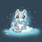 Snuggly Snow Leopard | Funny, cute, & nerdy t-shirts | Funny, cute, & nerdy t-shirts - TeeTurtle
