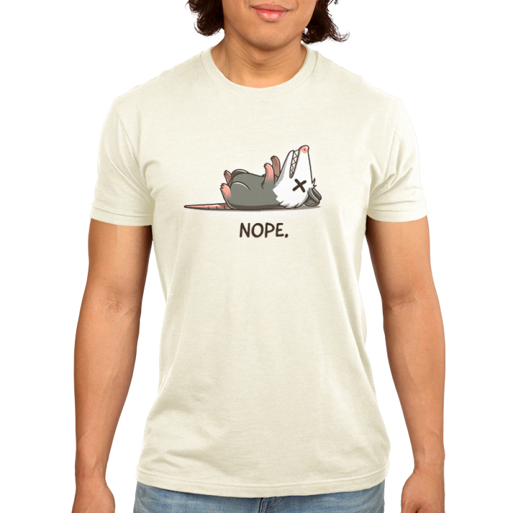 Nope Opossum | Funny, cute, & nerdy t-shirts - TeeTurtle