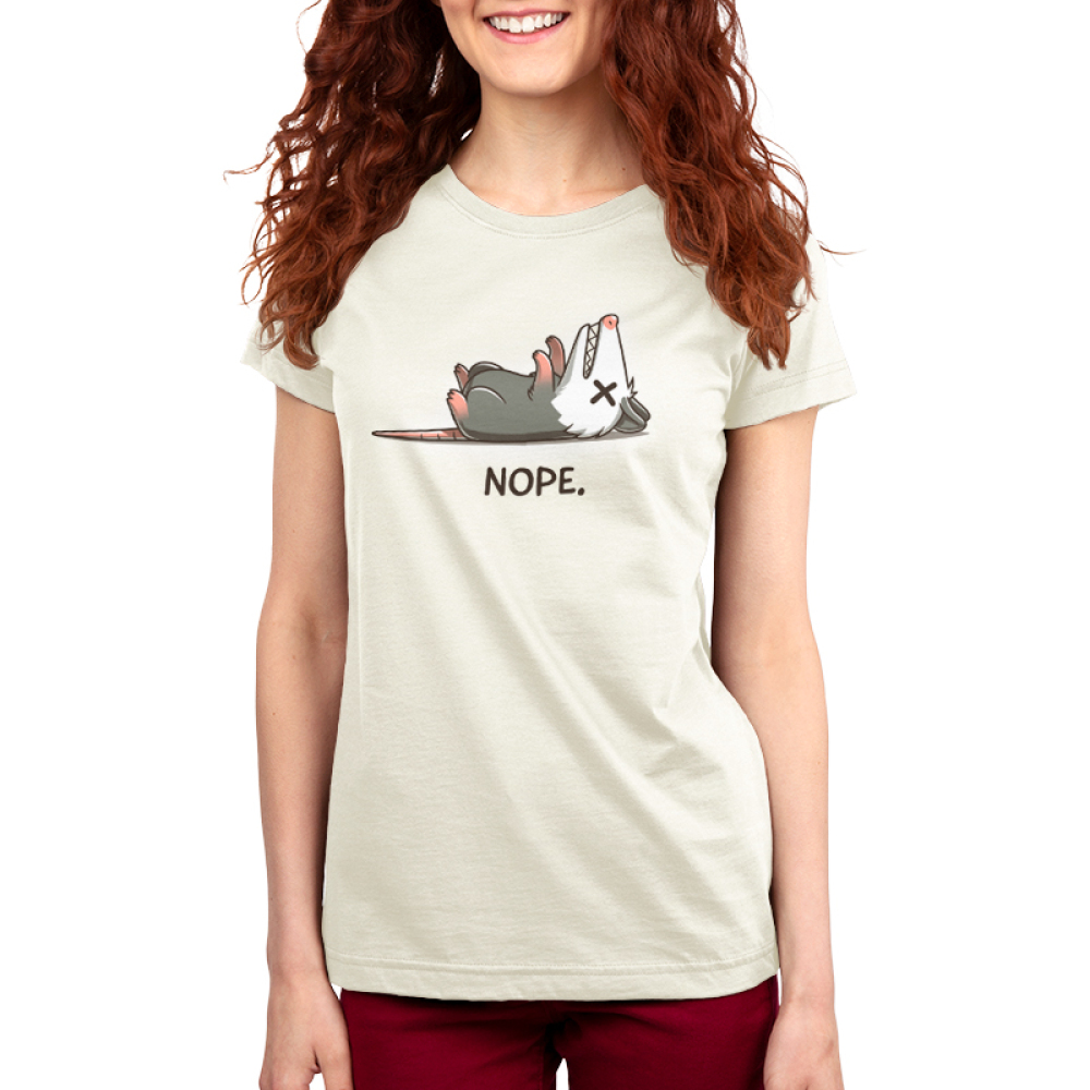 Nope Opossum | Funny, cute, & nerdy t-shirts - TeeTurtle