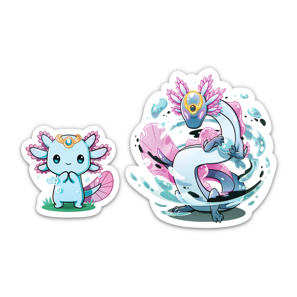 Frill Lilypad & Frill the Regenerator Sticker Set | Funny, cute & nerdy ...