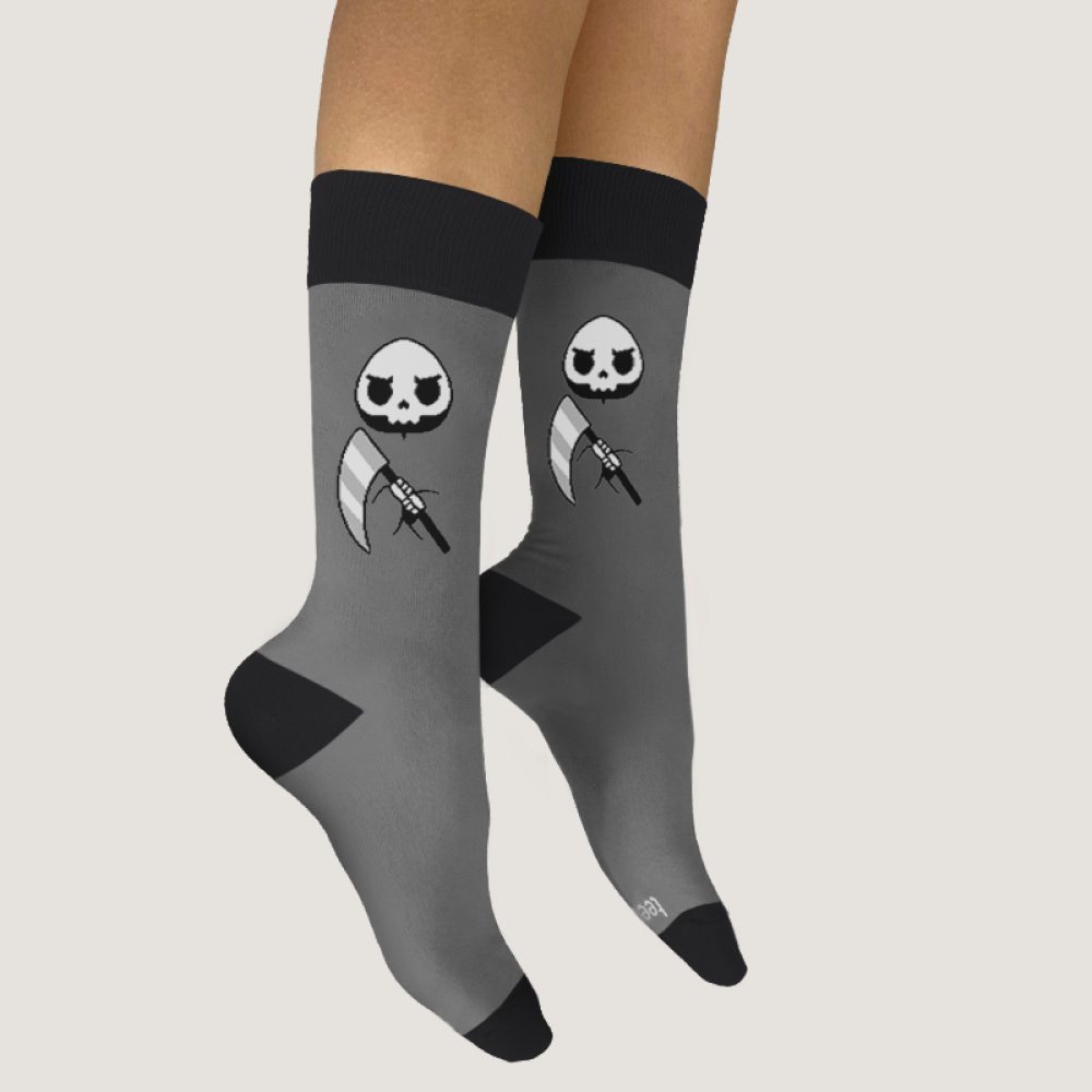 Grim Reaper Socks | Funny, cute & nerdy socks - TeeTurtle