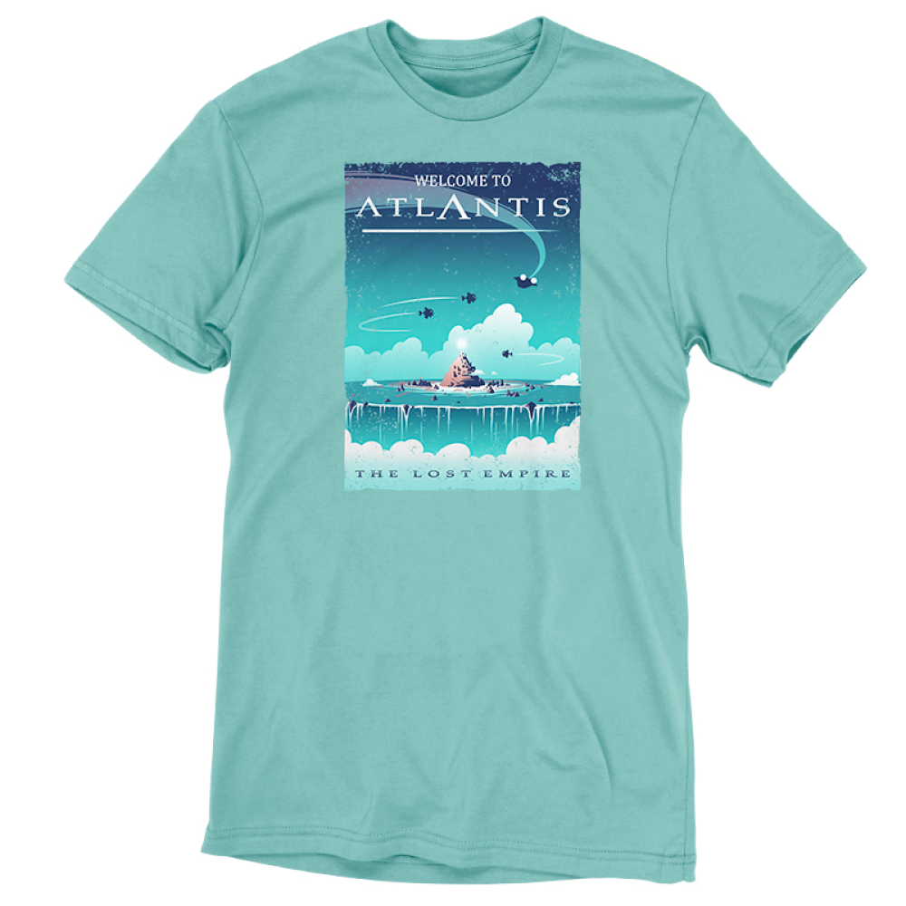 Atlantis Travel Poster | Official Disney Tee - TeeTurtle