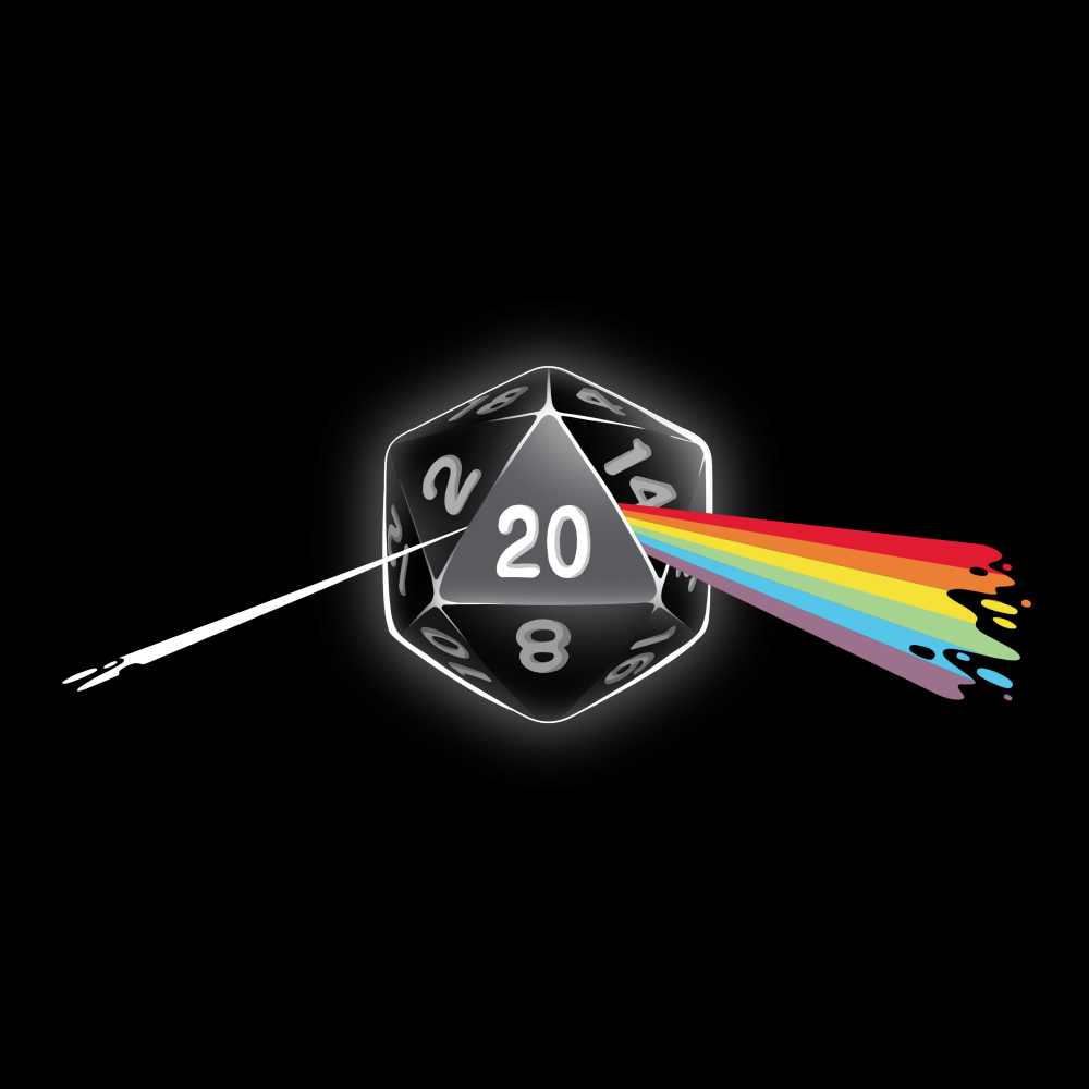 Dark Side of the D20 | Funny, cute & nerdy t-shirts - TeeTurtle