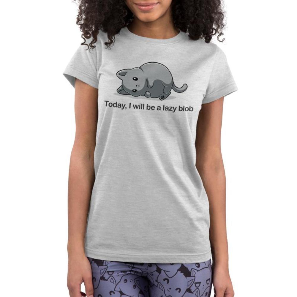 Today I Will Be A Lazy Blob | Funny, cute & nerdy t-shirts - TeeTurtle
