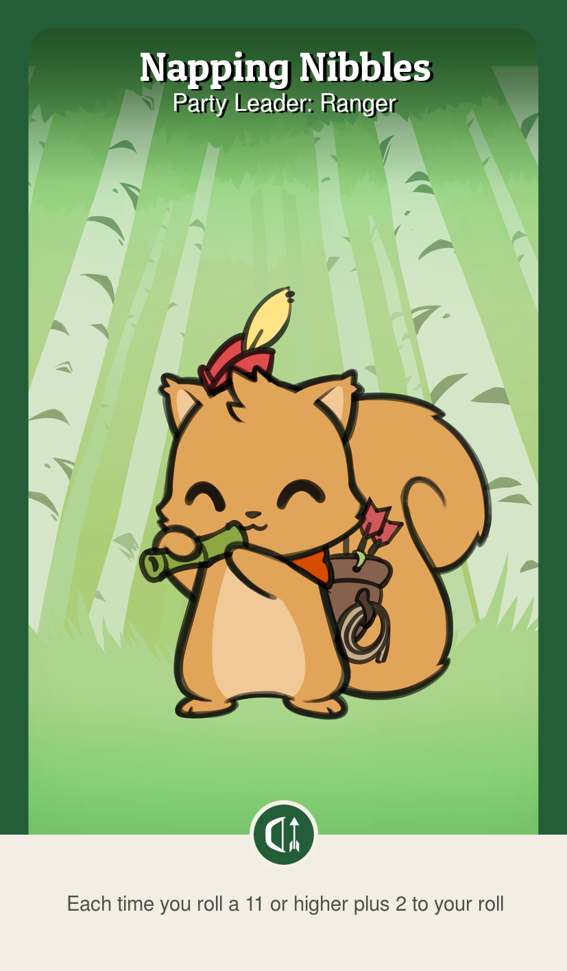 Card `Napping Nibbles`, Ranger - Unstable Games